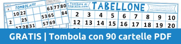 GRATIS | Tombola con 90 cartelle PDF | DigitArts.it